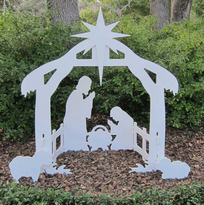 Holy Family Outdoor Nativity Set outdoor 001 29 99 Getlovemall 